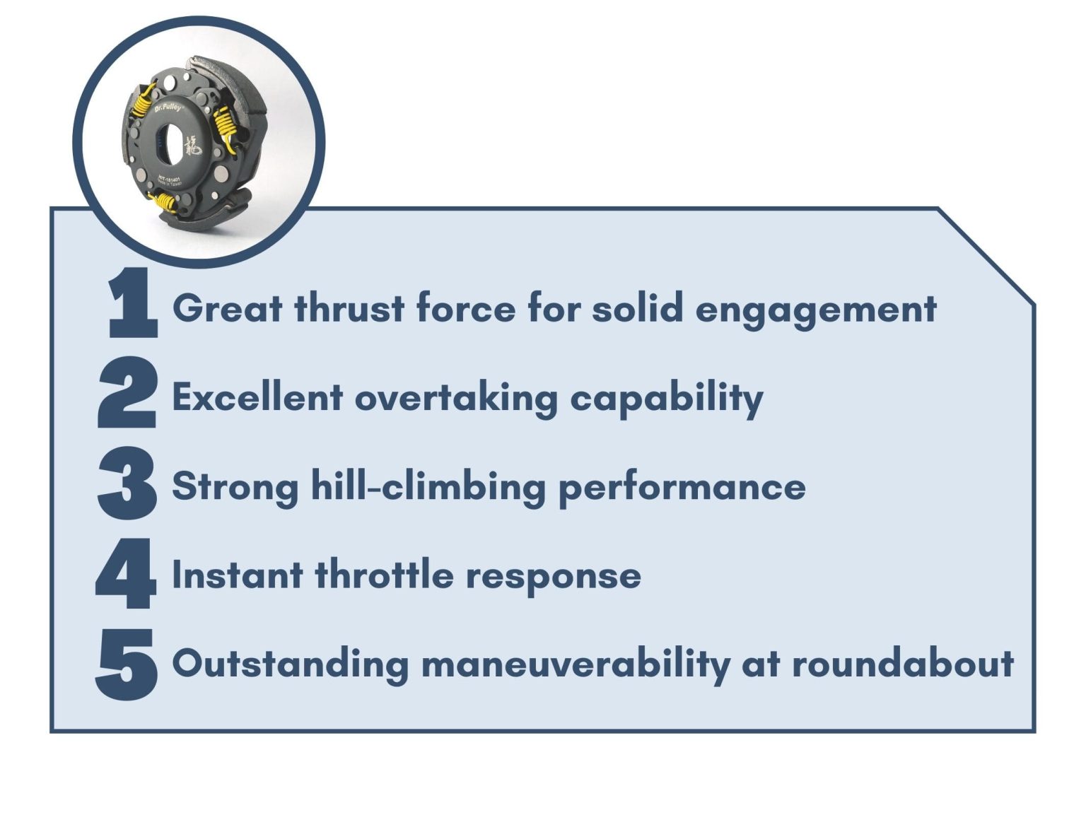 High Thrust Clutch - Extra Power - 45 Spec